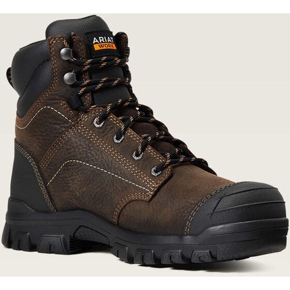 Ariat Men's Treadfast 6" Soft Toe Waterproof Slip Resistant Work Boot
