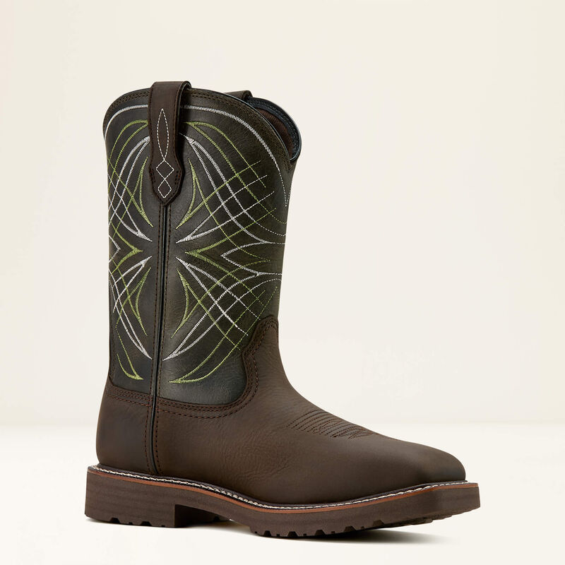 Ariat Men's Activator 11" Steel Toe Waterproof Western Work Boot ...