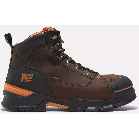 Timberland Pro Men's Endurance EV 6" Comp Toe WP Work Boot -Brown- TB0