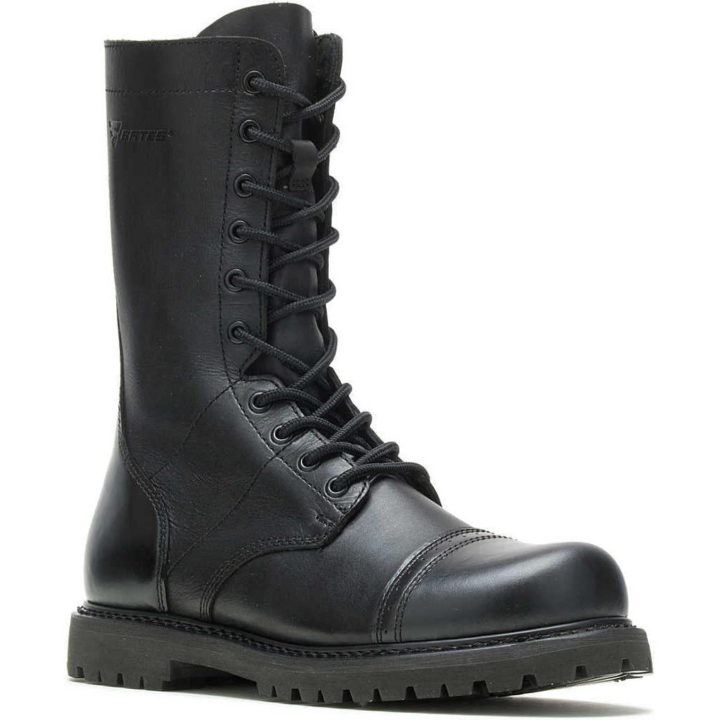 Bates Men's Paratrooper 11" Side Zip Duty Boot - Black - E02184
