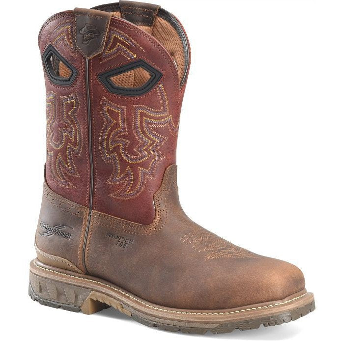 Double H Men's Brock 11" Composite Western Roper Work Boot -Brown- PH5