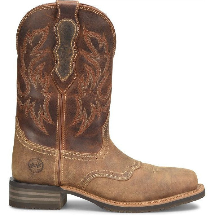 Double H Men's Cascade 11" Wide Steel Toe Roper Western Work Boot -Bro
