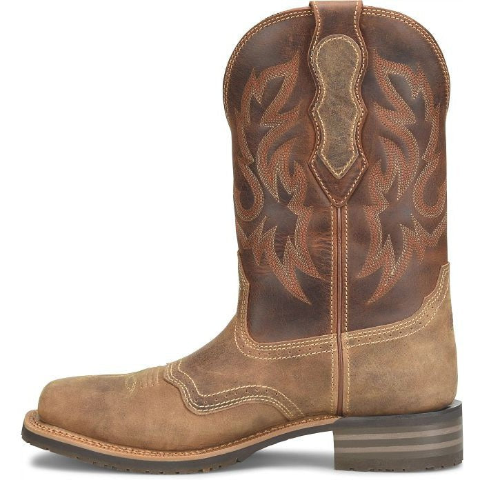 Double H Men's Cascade 11" Wide Steel Toe Roper Western Work Boot -Bro