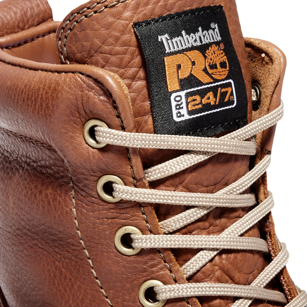 Timberland PRO Men's Wedge 6" Soft Toe Wedge Work Boot - Rust - TB1530