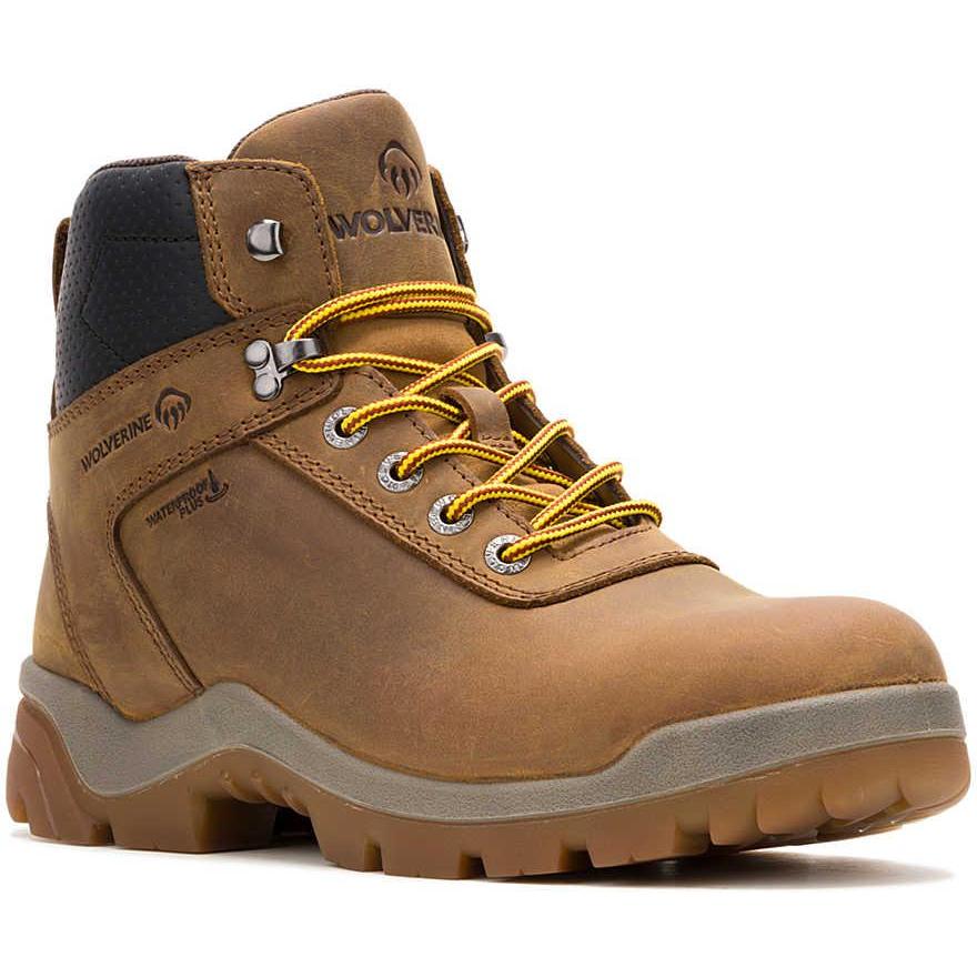 Wolverine Men's Vantage Ft HyperRest 6" Soft Toe Waterproof Work Boot