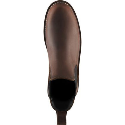 Danner Bull Run Chelsea 6'' Work Boots - Men's Soft Toe Wedge - 15481