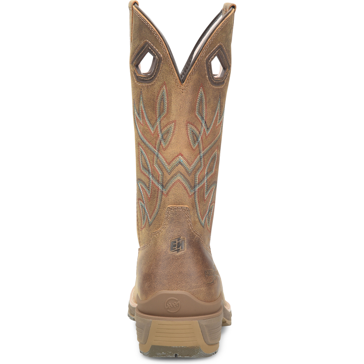 Double H Men's Cleave 12" Comp Toe WP Western Work Boot - Brown - DH54