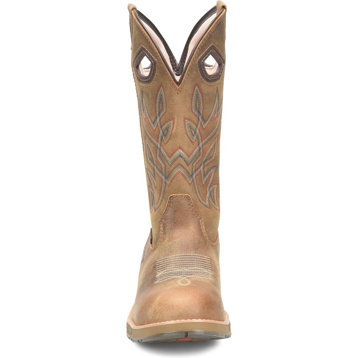 Double H Men's Cleave 12" Comp Toe WP Western Work Boot - Brown - DH54