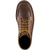Danner Bull Run Steel Toe Moc Work Boots - USA Made 6" Brown - 15564